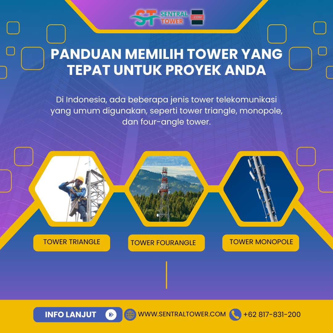 Jenis-Jenis Tower Telekomunikasi dan Keunggulannya: Panduan Memilih Tower yang Tepat untuk ...